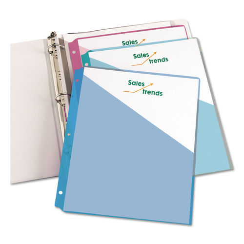 Order Binder Pockets and other Binder Pockets | OnTimeSupplies.com