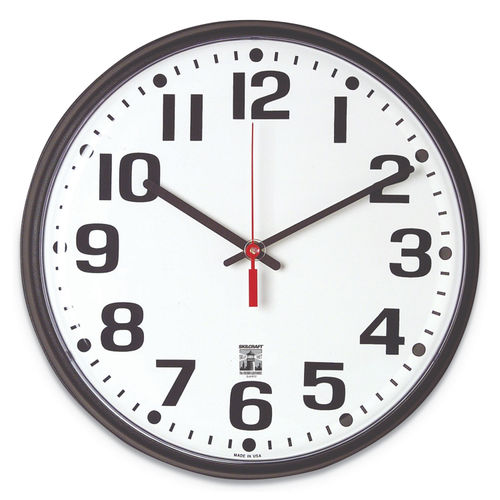 Browse SKILCRAFT® Self-Set Wall Clock and other Clocks | OnTimeSupplies.com