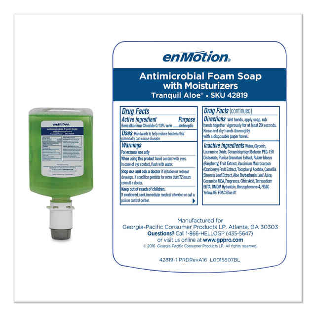 GP enMotion Automated Touchless Antimicrobial Foam Soap Refill by ...