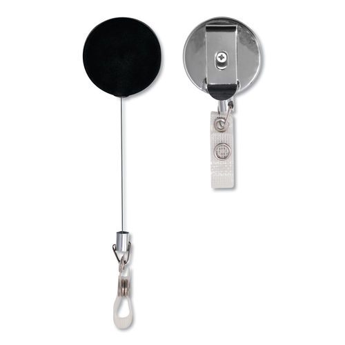 Premier Heavy-Duty Retractable ID Card Reel by Advantus AVT75406 ...