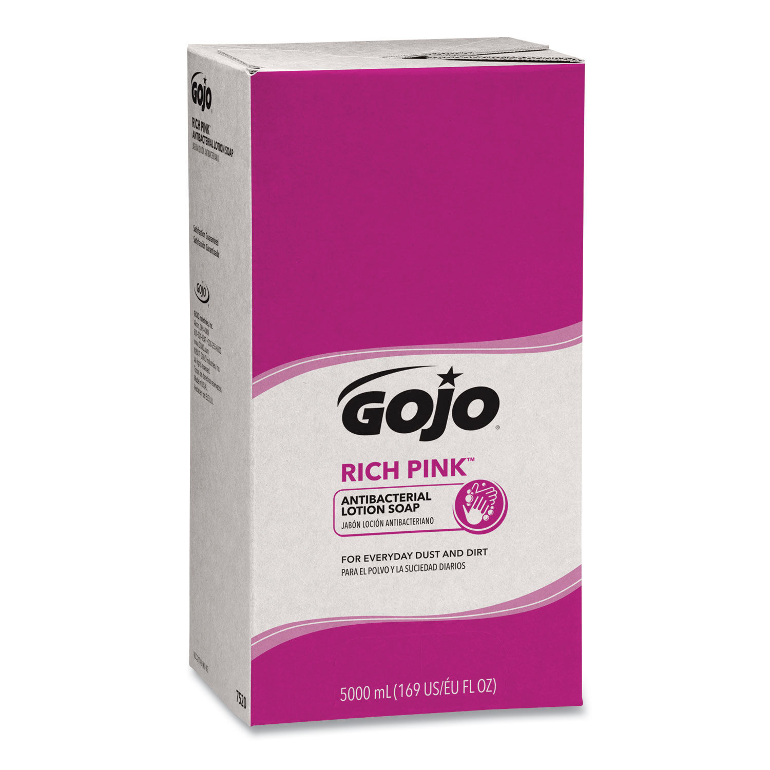 RICH PINK Antibacterial Lotion Soap Refill by GOJO® GOJ7520 ...