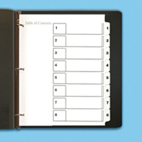 PRINTABLE TABLE OF CONTENTS DIVIDERS by Legacy LOP12326 ...