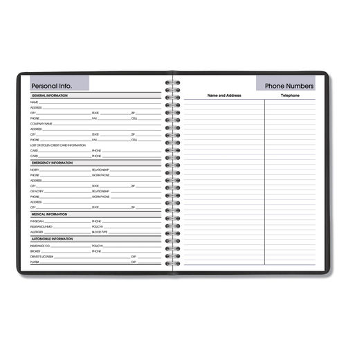 DayMinder Monthly Planner with Notes Column by AT-A-GLANCE® AAGG40000 ...