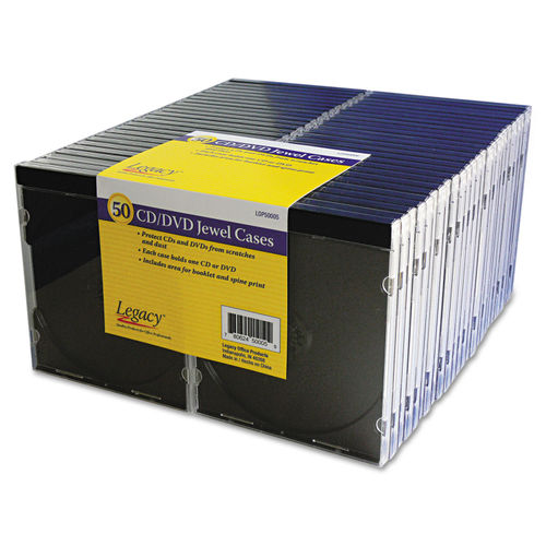 Check out Legacy™ CD/DVD Jewel Cases | OnTimeSupplies.com
