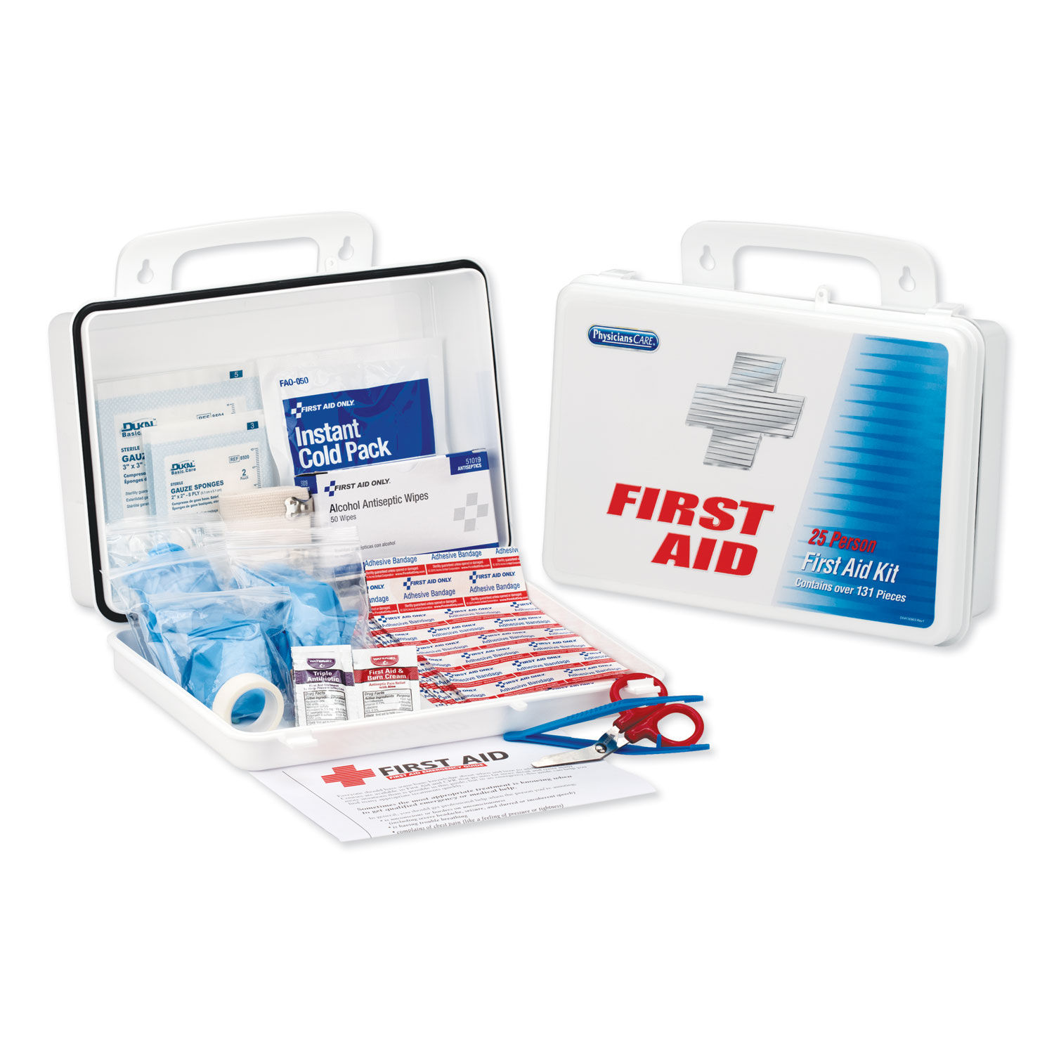 Office First Aid Kit by PhysiciansCare® by First Aid Only® FAO60002 ...