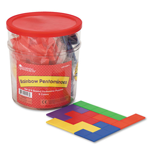 Rainbow Premiere Pentominoes by Learning Resources® LRNLER02866 ...
