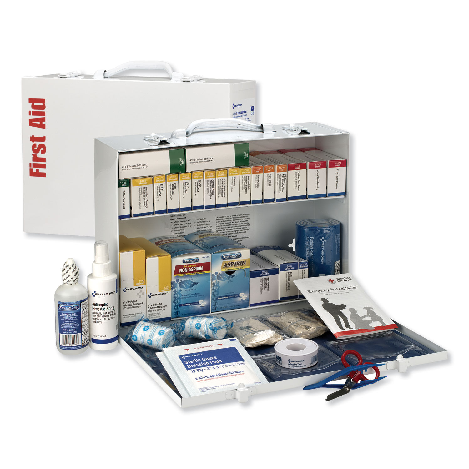 Industrial First Aid Kit for 75 People by First Aid Only™ FAO90573 ...
