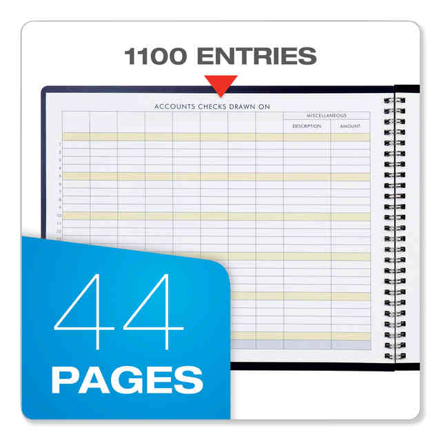 Check Payment and Deposit Register Book by Adams® ABFAFR60 ...