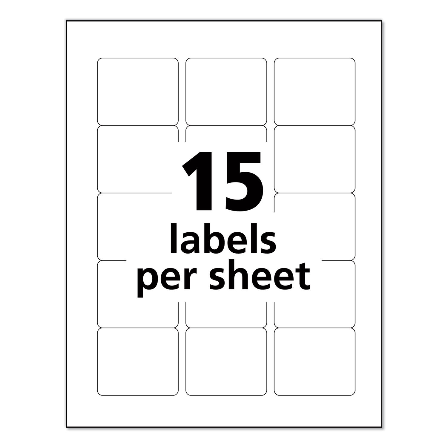Printable Color Labels with Sure Feed and Easy Peel by Avery® AVE4331 ...