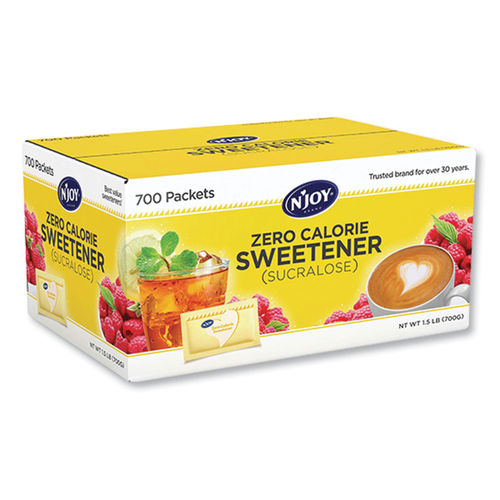 Yellow Sucralose Zero Calorie Sweetener Packets by N'Joy NJO83531 ...