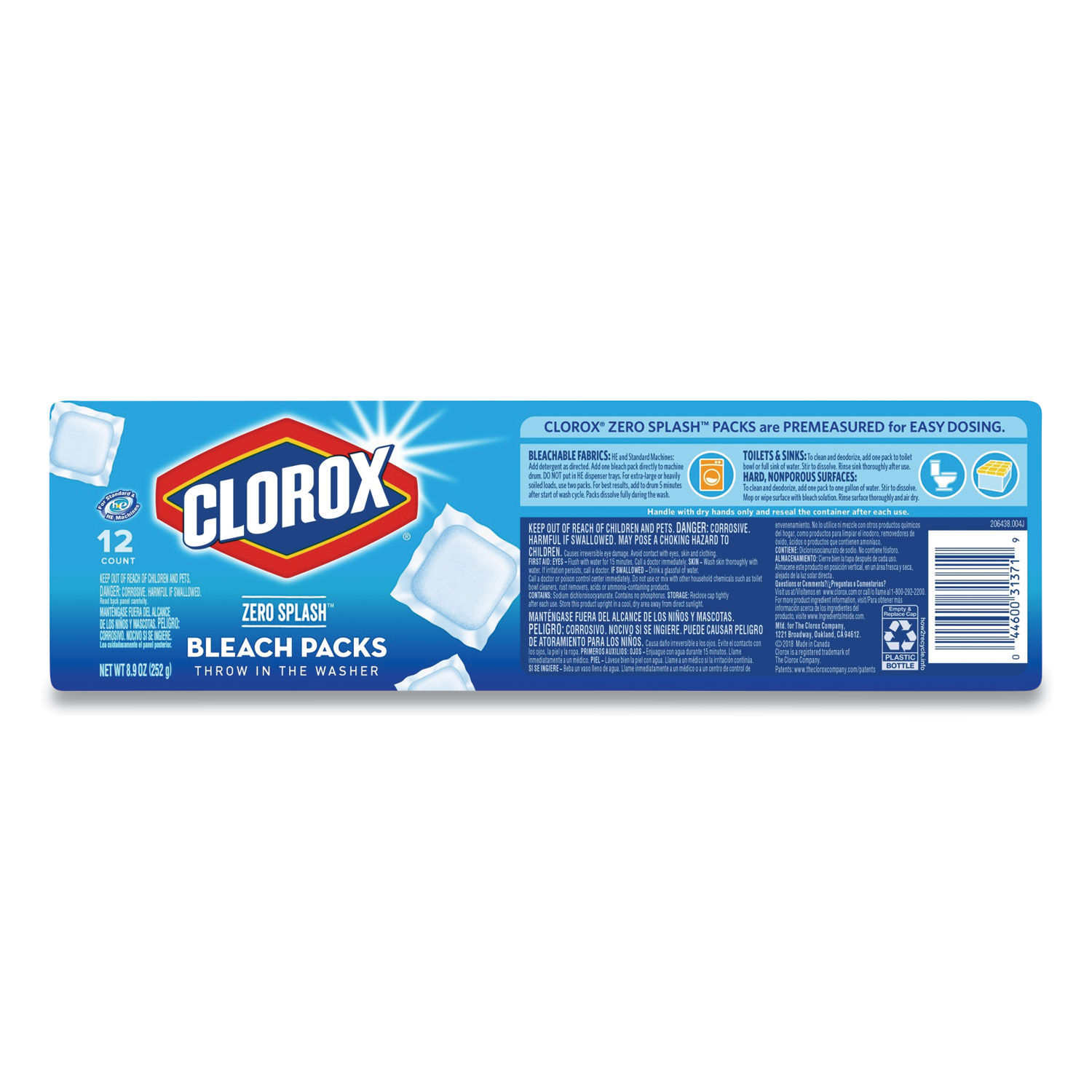 Control Bleach Packs by Clorox® CLO31371 | OnTimeSupplies.com
