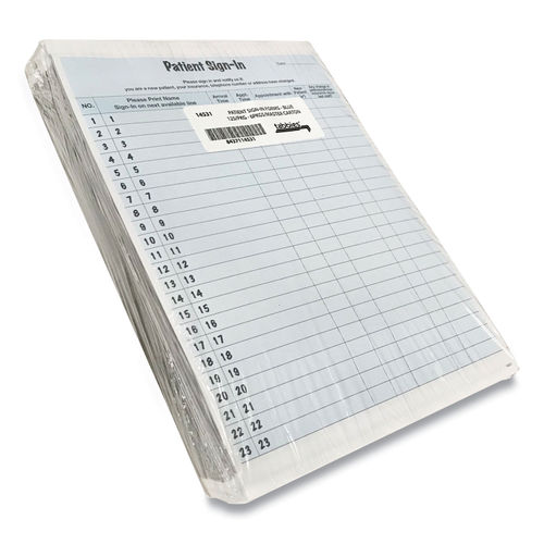 Patient Sign-In Label Forms by Tabbies® TAB14531 | OnTimeSupplies.com