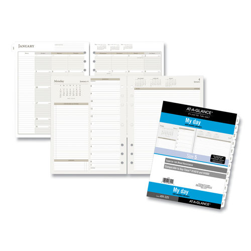 Two-Pages-Per-Day Planning Pages Refill by Day Runner DRN491225 ...