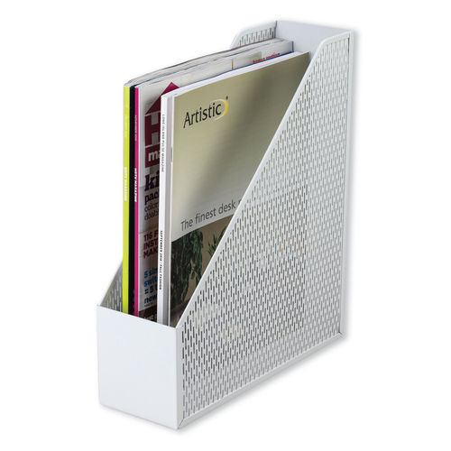 Urban Collection Punched Metal Magazine File by Artistic® AOPART20004WH ...