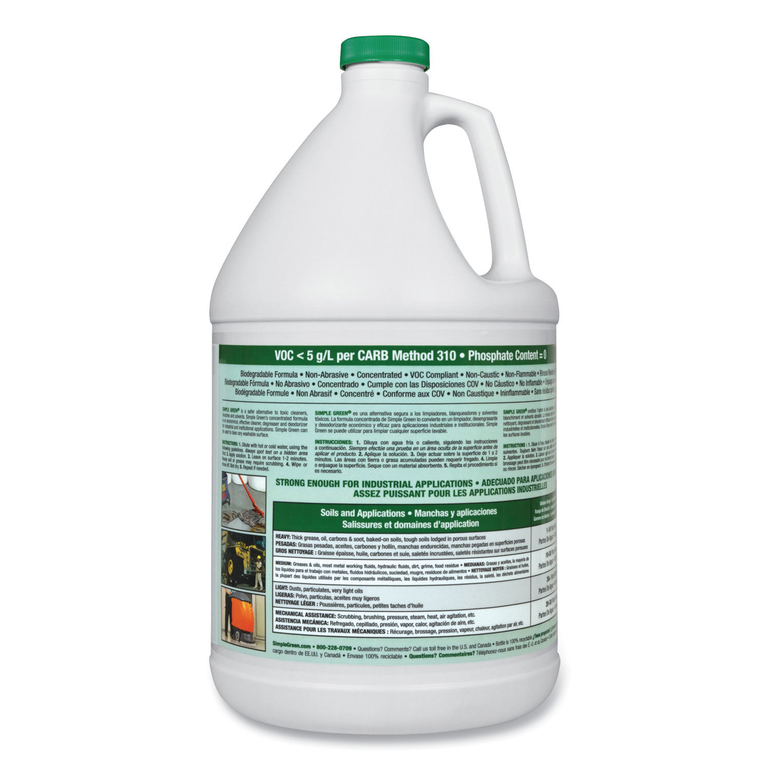 Industrial Cleaner and Degreaser by Simple Green® SMP13005CT ...
