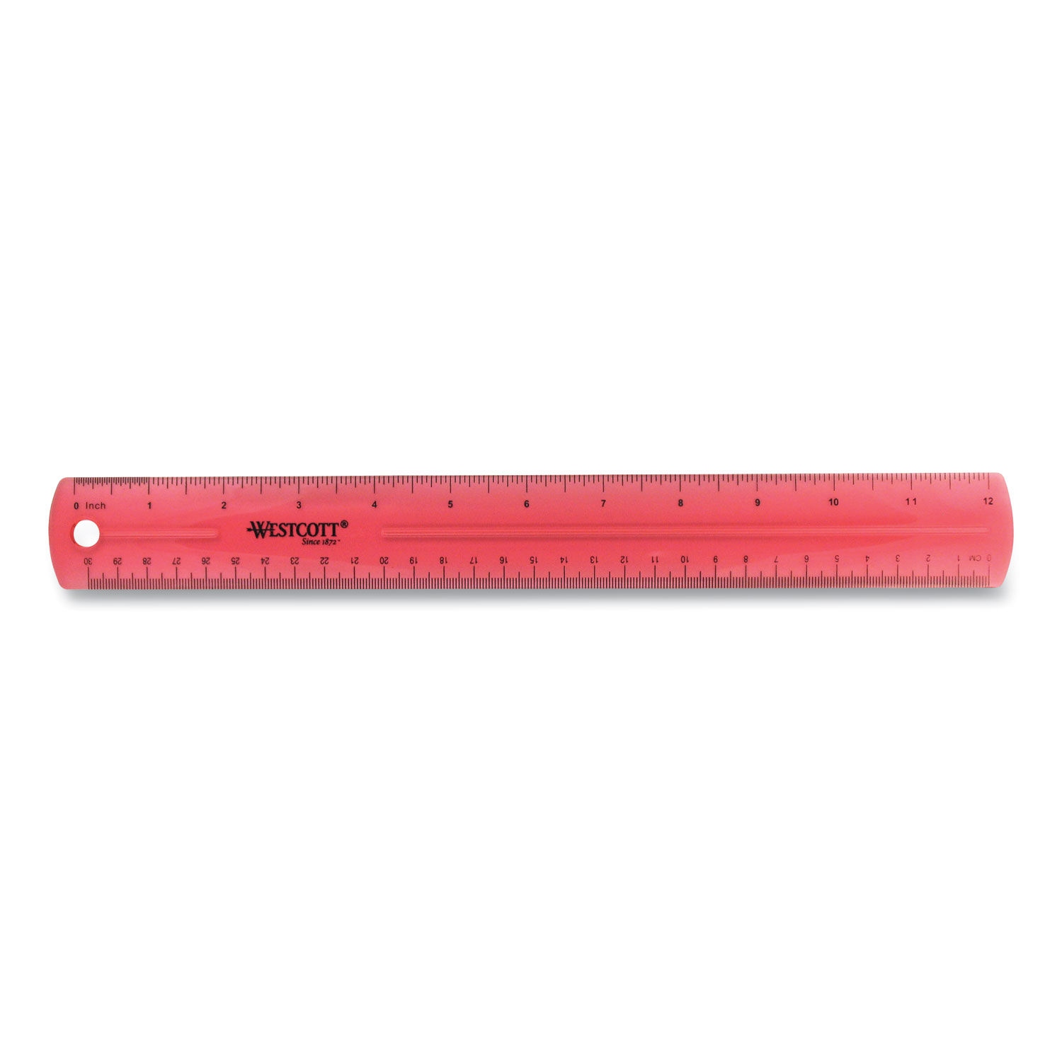 12" Jewel Colored Ruler by Westcott® ACM12975 | OnTimeSupplies.com