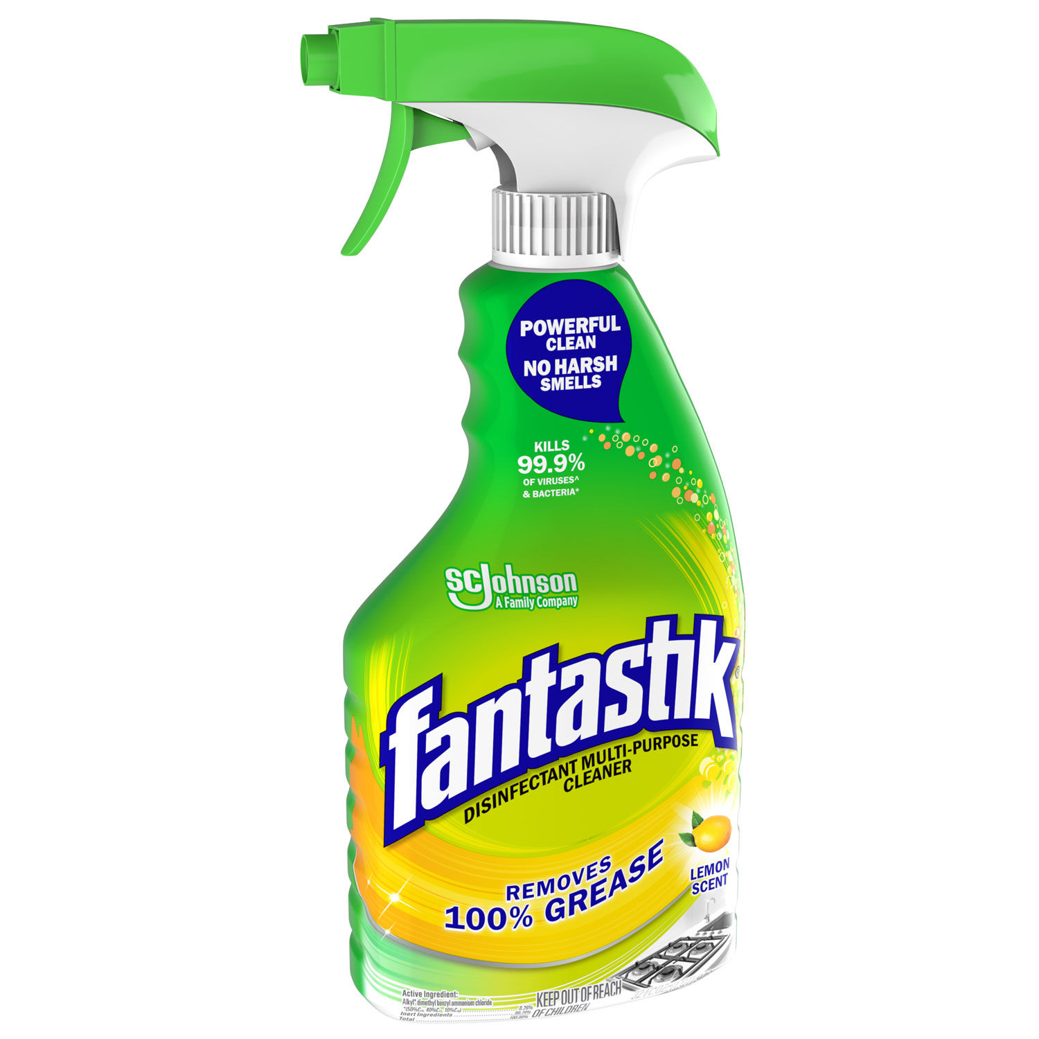 Disinfectant Multi-Purpose Cleaner Lemon Scent by Fantastik® SJN306388 ...