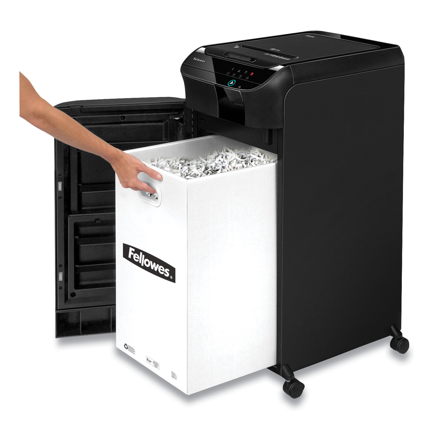 AutoMax 550C Auto Feed Cross-Cut Shredder by Fellowes® FEL4963001 ...