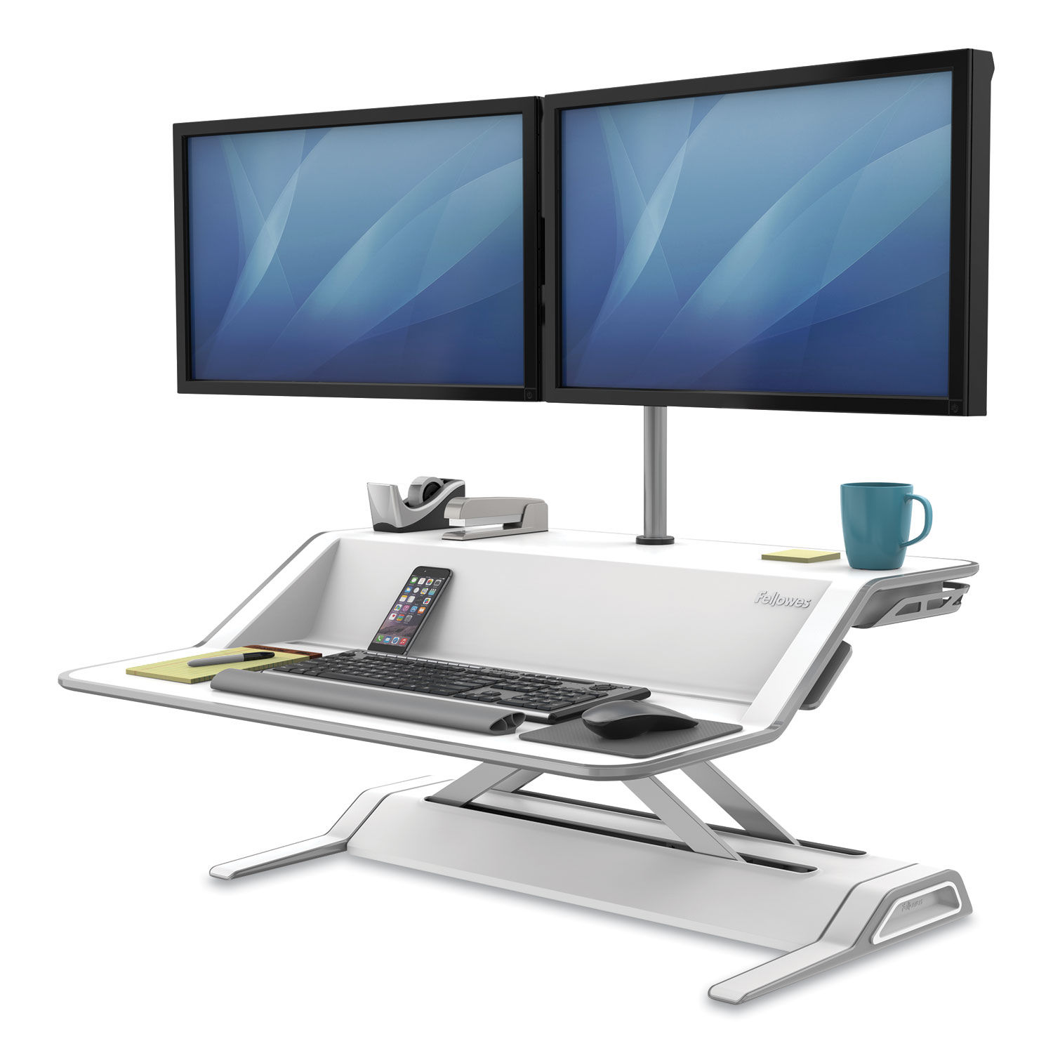 Lotus Sit-Stands Workstation by Fellowes® FEL0009901 | OnTimeSupplies.com