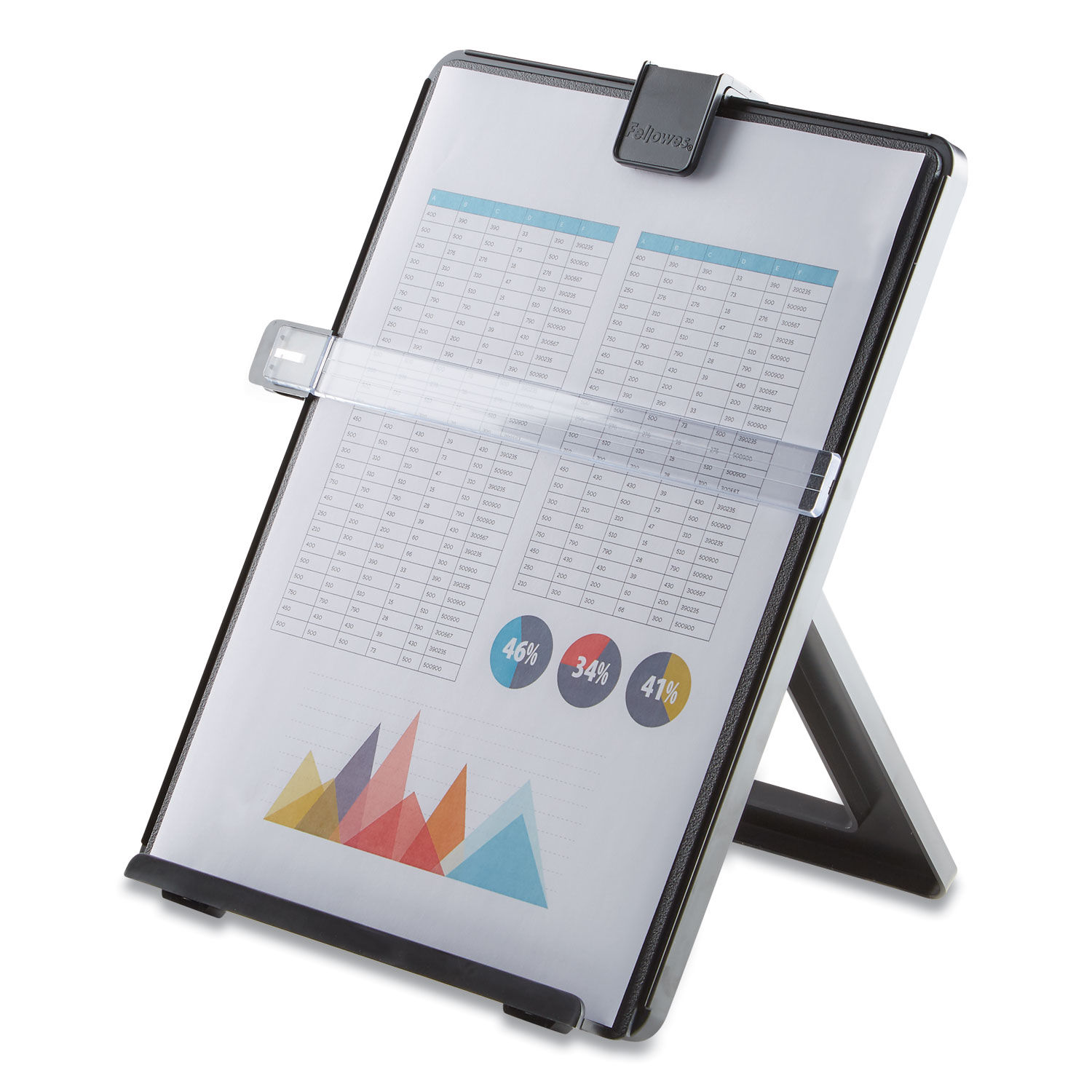 Non-Magnetic Letter-Size Desktop Copyholder by Fellowes® FEL21106 ...