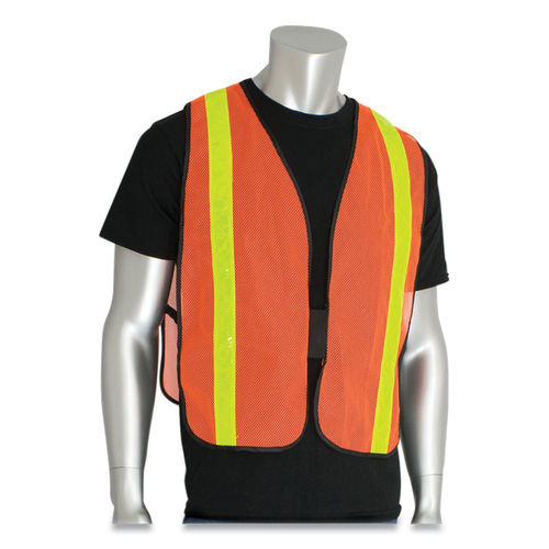 Hook and Loop Safety Vest by PIP PID300EVORPOR | OnTimeSupplies.com
