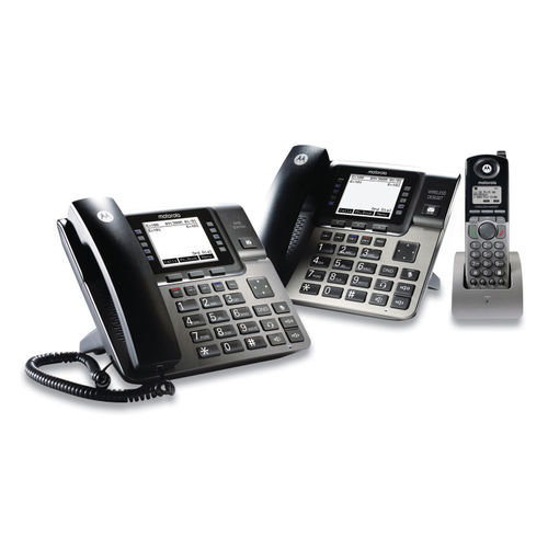4 Line Phone System Bundle by Motorola MTRML1002S | OnTimeSupplies.com