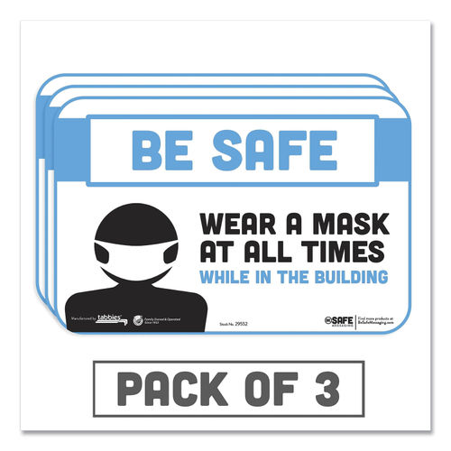 BeSafe Messaging Education Wall Signs by Tabbies® TAB29552 ...