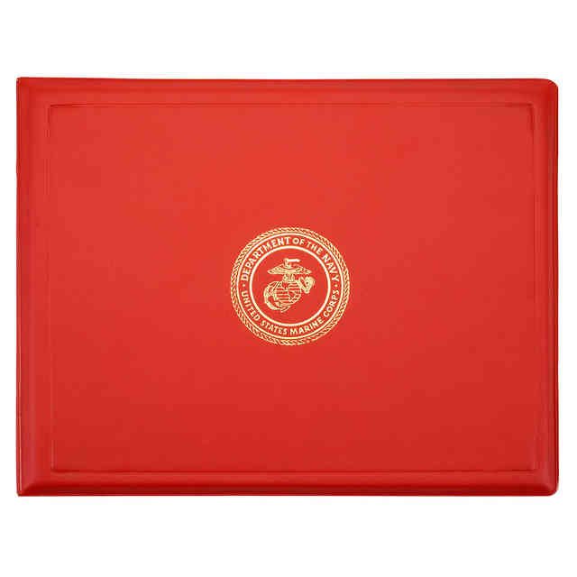 AbilityOne® Award Certificate Binder — Marine Corps | OnTimeSupplies.com