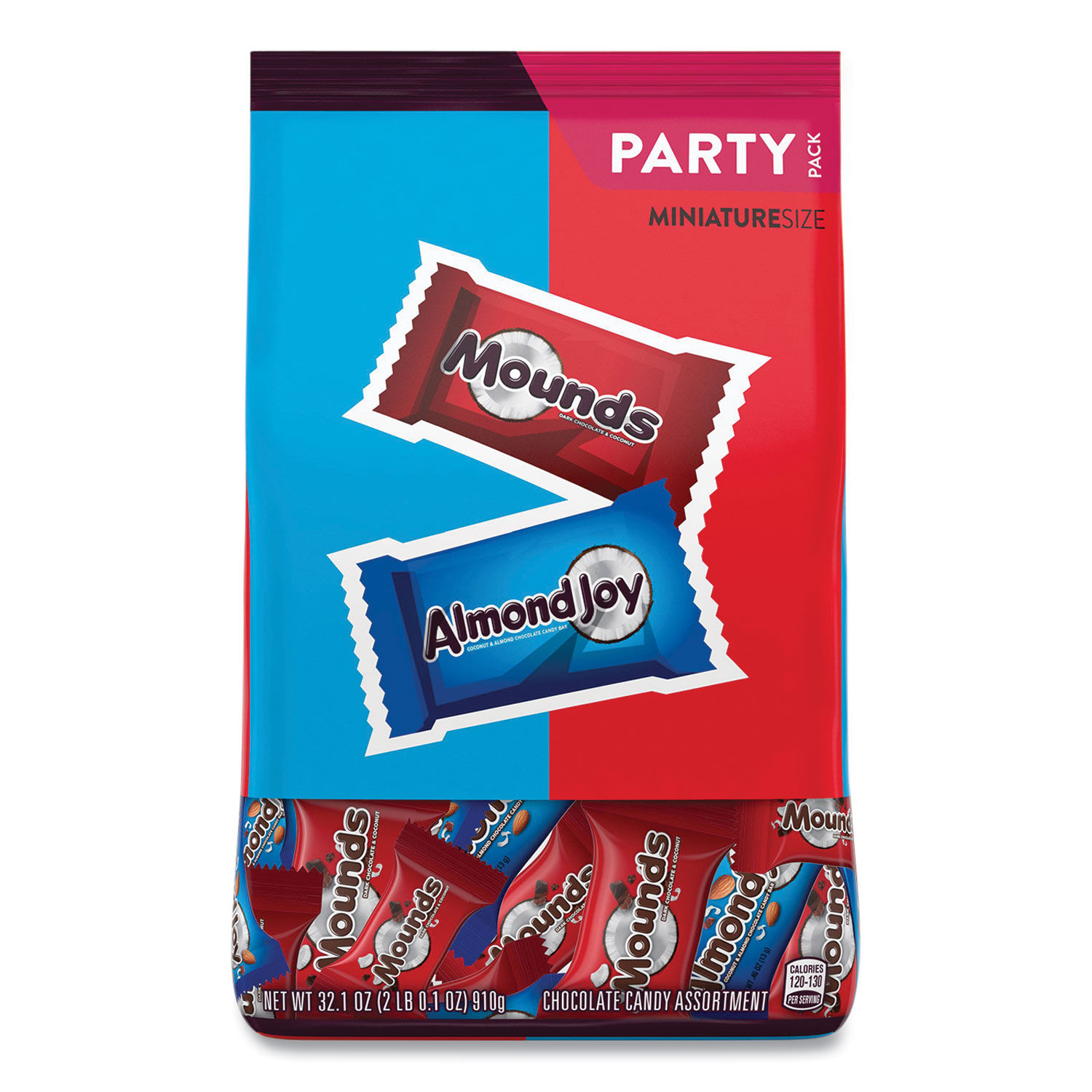 Almond Joy and Mounds Chocolate Miniature Size Party Pack by Hershey®'s ...