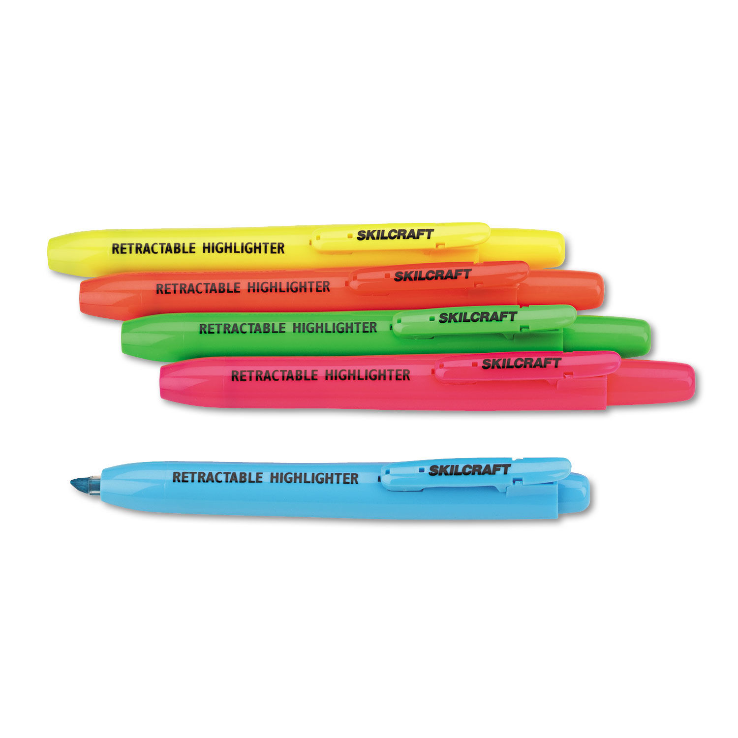 SKILCRAFT Retractable Highlighter by AbilityOne® NSN5548211 ...
