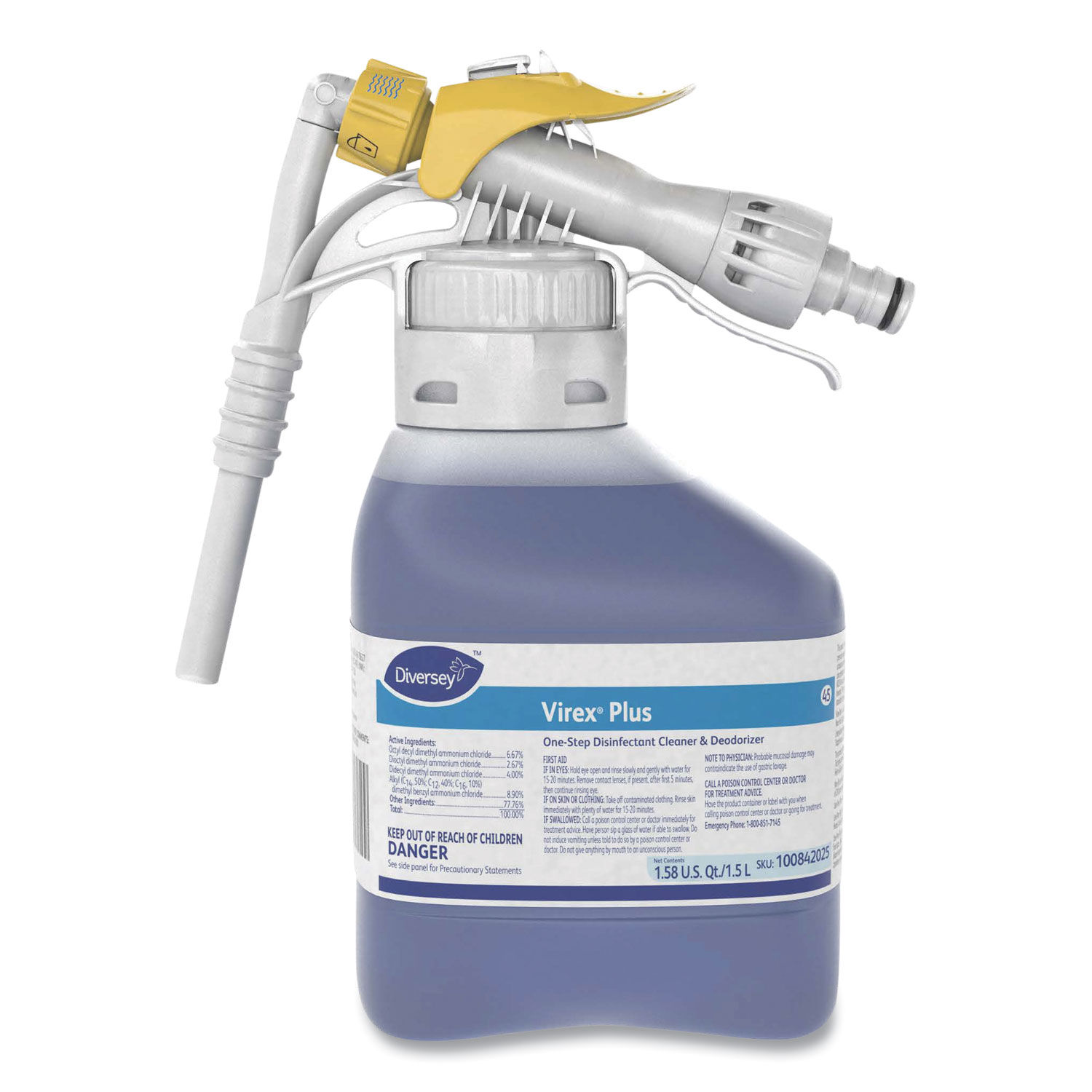 Virex Plus One-Step Disinfectant Cleaner and Deodorant by Diversey ...