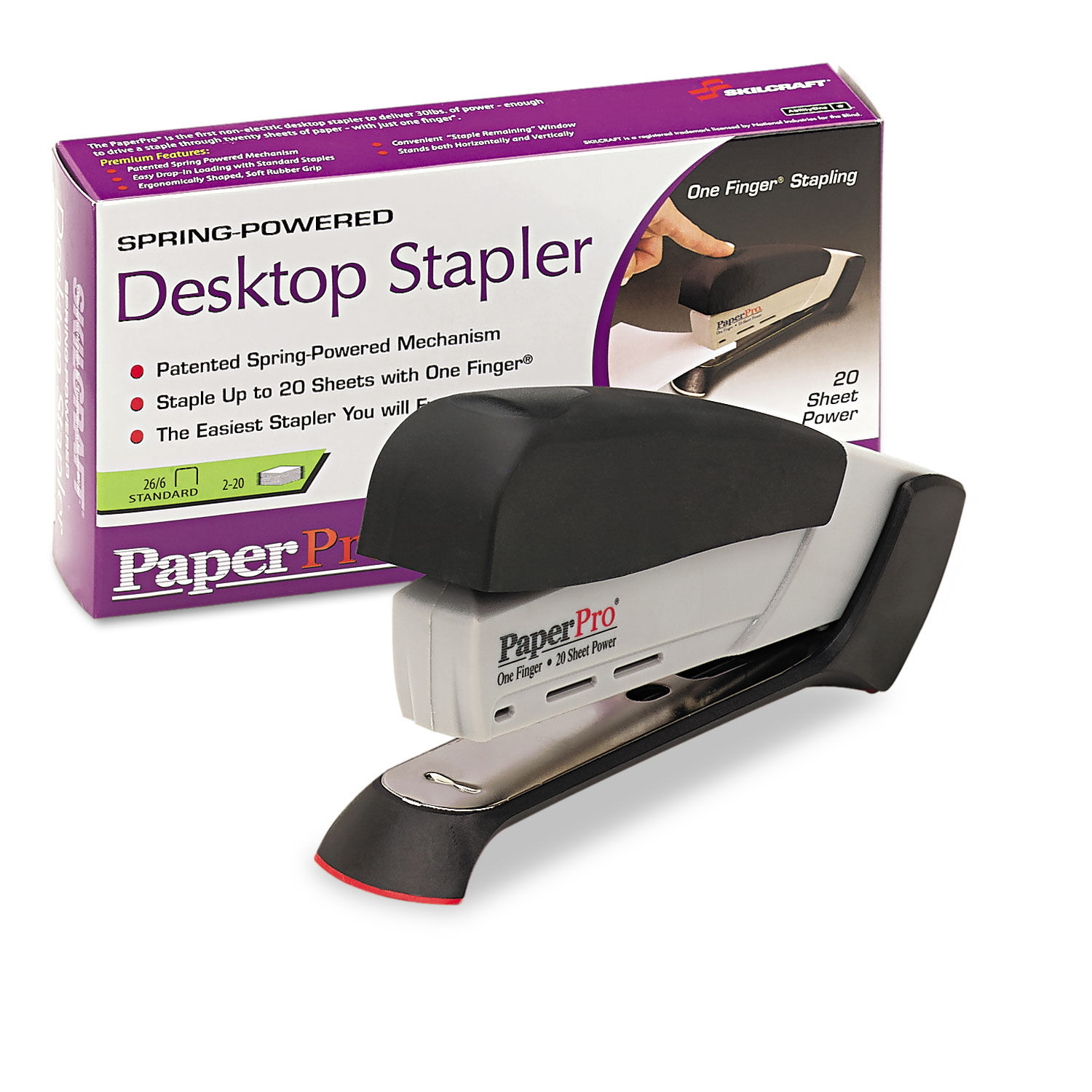SKILCRAFT Desktop Stapler by AbilityOne® NSN5668648 | OnTimeSupplies.com