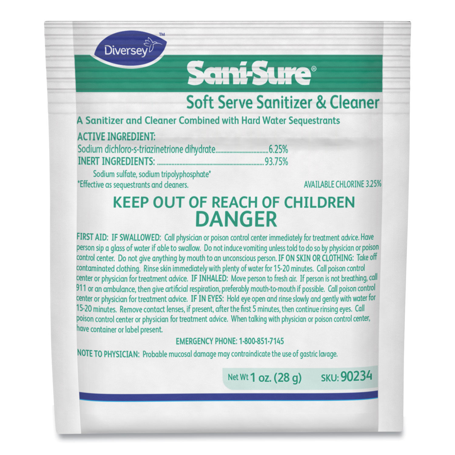Mens Polo Shirts Diversey Sani-Sure Soft Serve Sanitizer & Cleaner - 1 ...