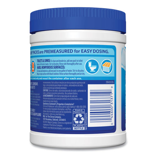 Control Bleach Packs by Clorox® CLO31371 | OnTimeSupplies.com