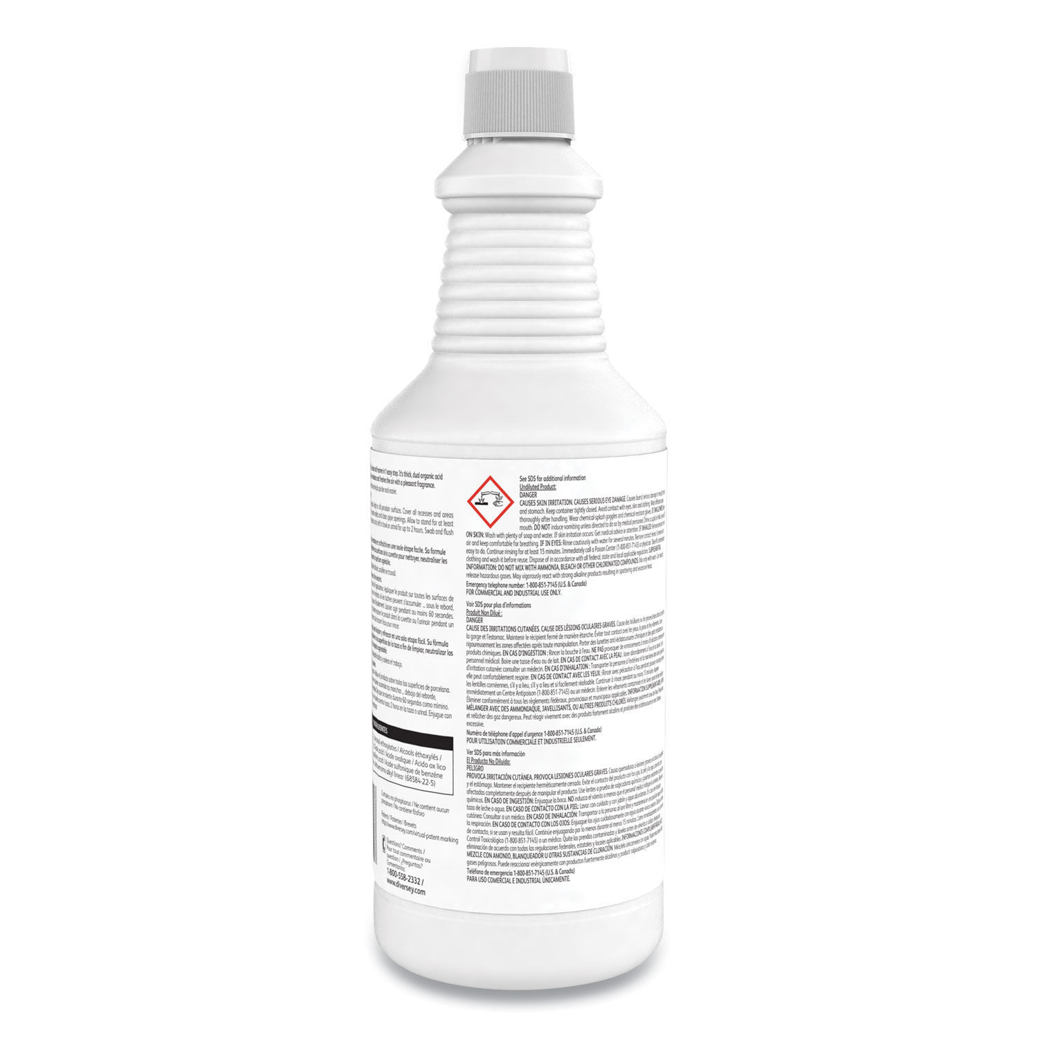Crew Super Blue Mild Acid Bowl Cleaner by Diversey™ DVO94476081 ...