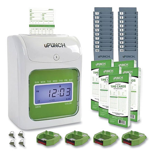 UB1000 Electronic Non-Calculating Time Clock Bundle by uPunch ...