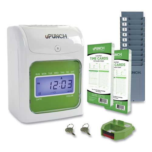 HN1500 Electronic Non-Calculating Time Clock Bundle by uPunch ...