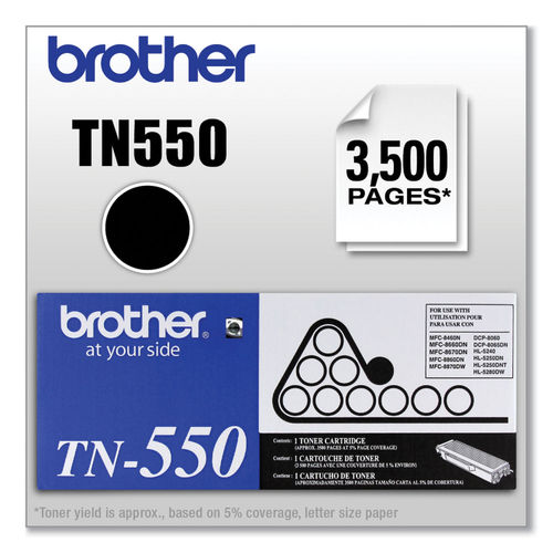 TN550 Toner by Brother BRTTN550 | OnTimeSupplies.com