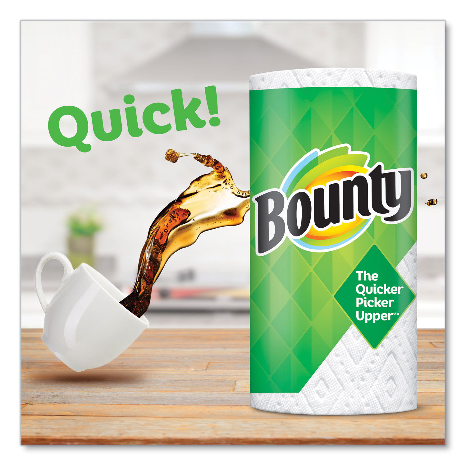 Kitchen Roll Paper Towels by Bounty® PGC65506 | OnTimeSupplies.com