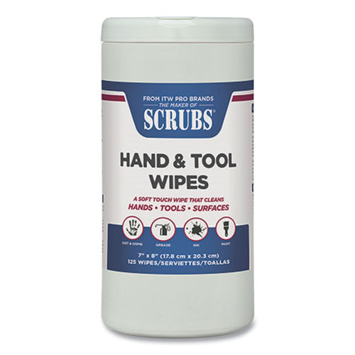 Hand and Tool Wipes by SCRUBS® ITW42225 | OnTimeSupplies.com