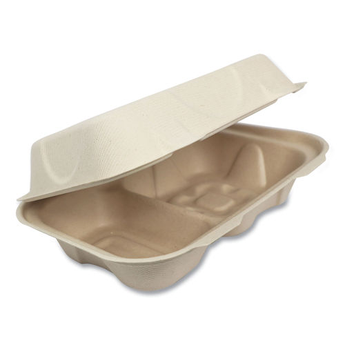 Fiber Hinged Hoagie Box Containers by World Centric® WORTOSCU34D ...