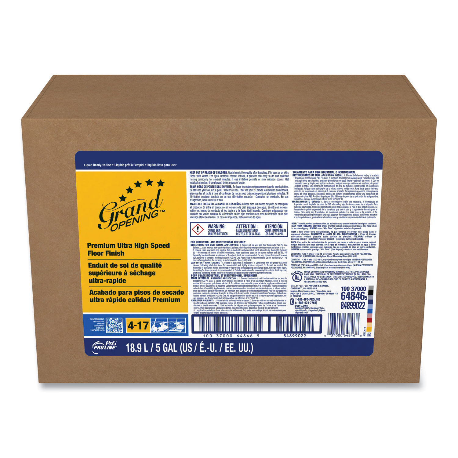 #17 Grand Opening Ultra High Speed Floor Finish by P&G Pro Line ...