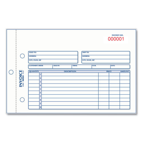 Invoice Book by Rediform® RED7L721 | OnTimeSupplies.com