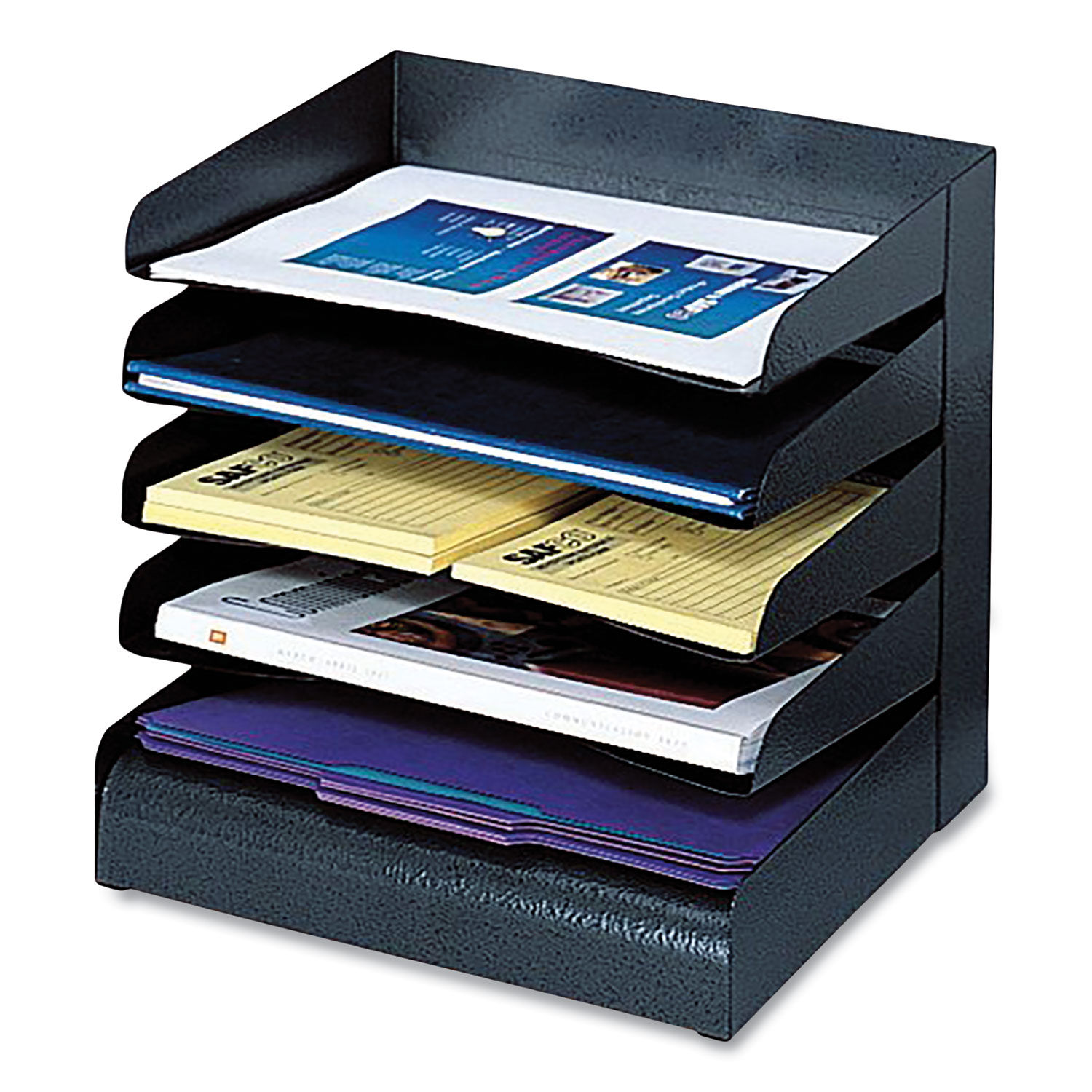 Steel Horizontal-Tray Desktop Sorter by Safco® SAF3127BL ...