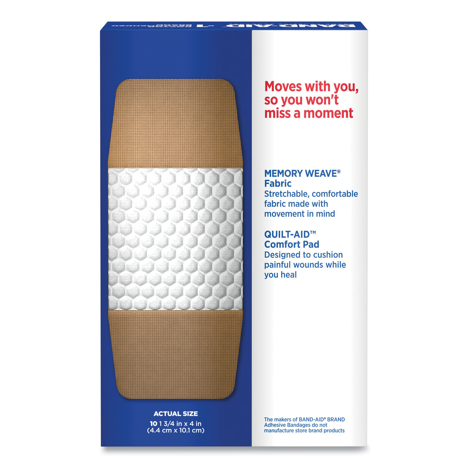Flexible Fabric Extra Large Adhesive Bandages by BAND-AID® JOJ5685 ...