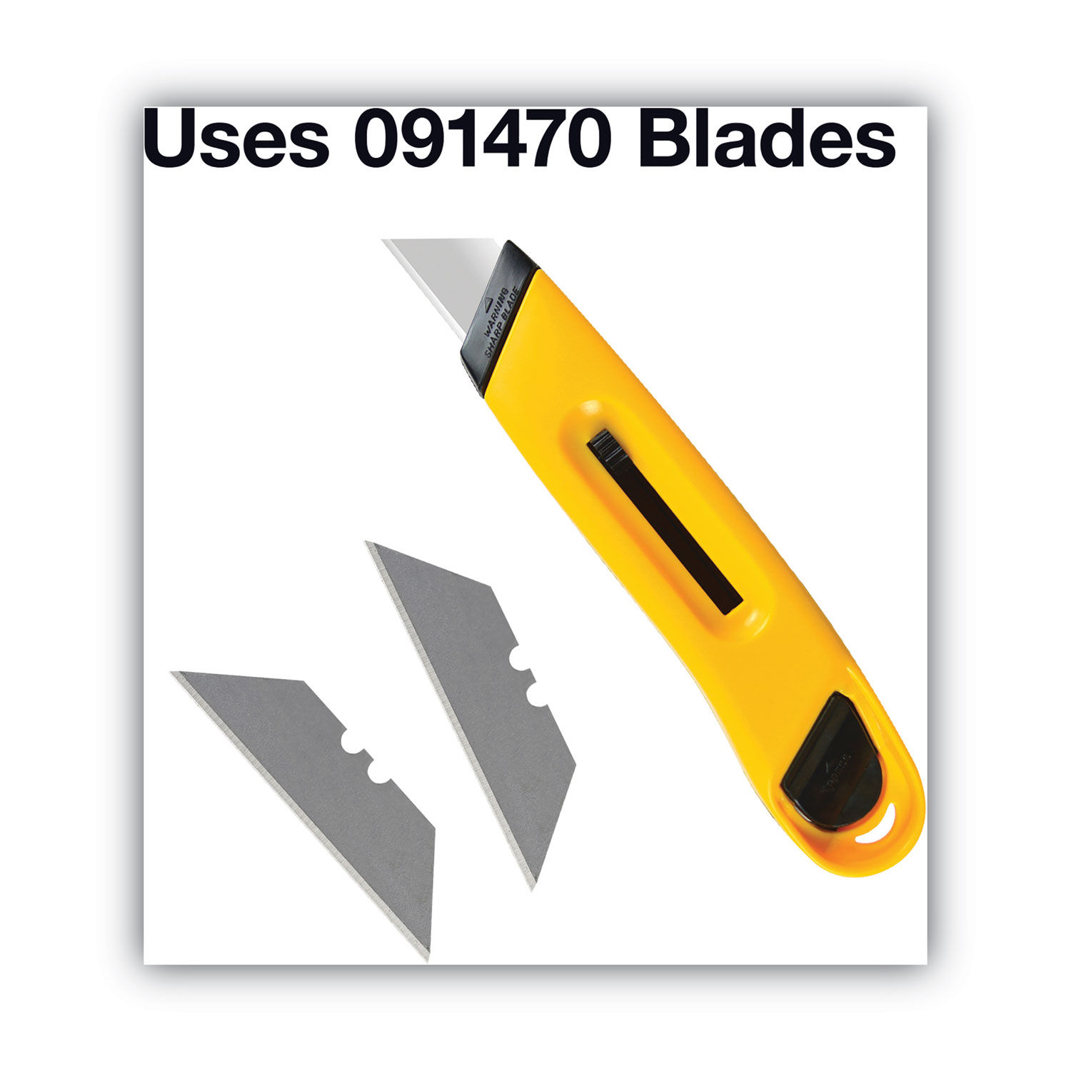 Plastic Utility Knife with Retractable Blade and Snap Closure by COSCO ...