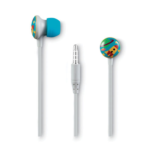KiDS Animated Rocket and Flying Saucer Design Stereo Earbuds by Volkano ...