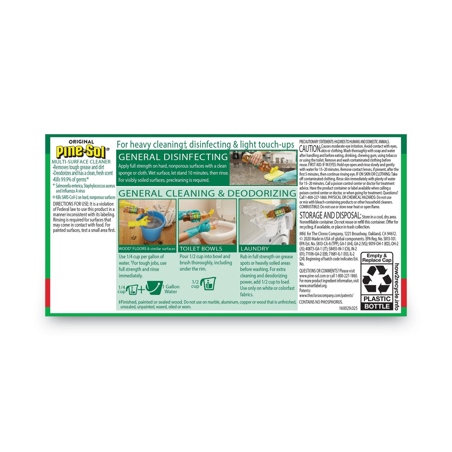 Multi-Surface Cleaner Disinfectant by Pine-Sol® CLO97326 ...