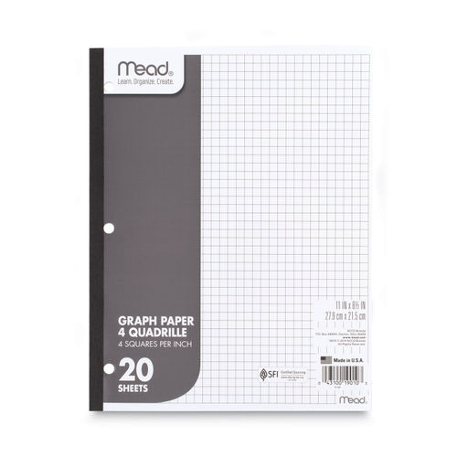 Graph Paper Tablet by Mead® MEA19010 | OnTimeSupplies.com