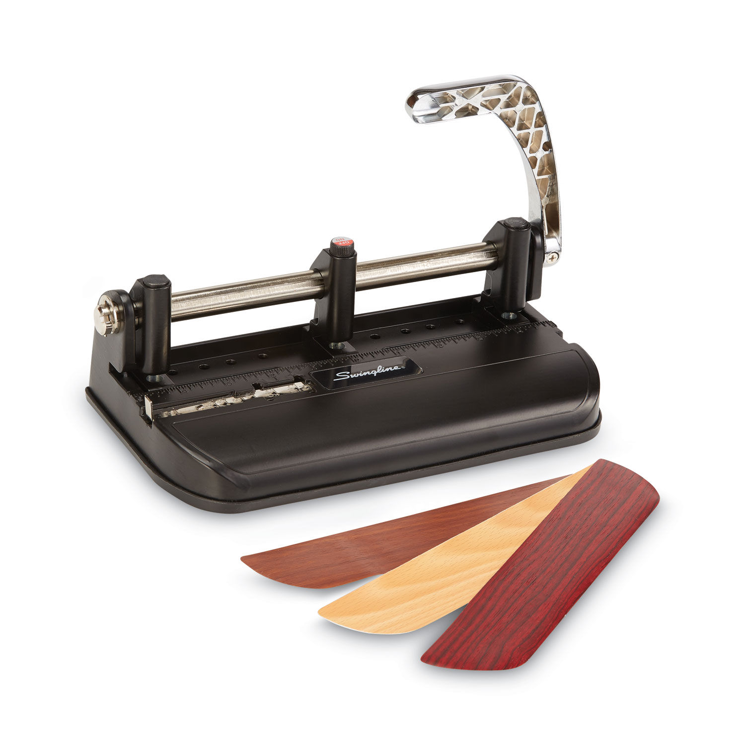 40-Sheet Accented Heavy-Duty Lever Action Two- to Seven-Hole Punch by ...
